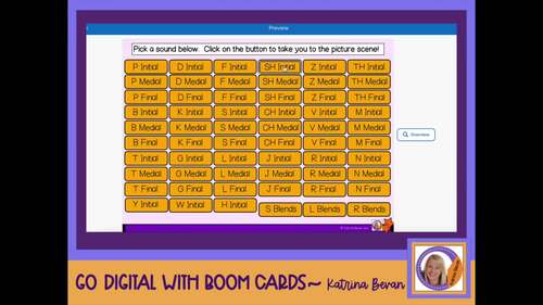 Boom™ Cards: I can find it! Articulation Spying Game by Katrina Bevan