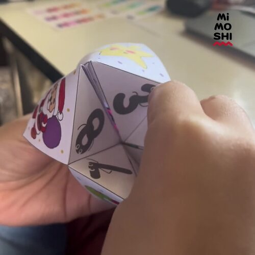 Christmas Cootie Catcher Craft | Printable Holiday Joke Fortune Teller ...