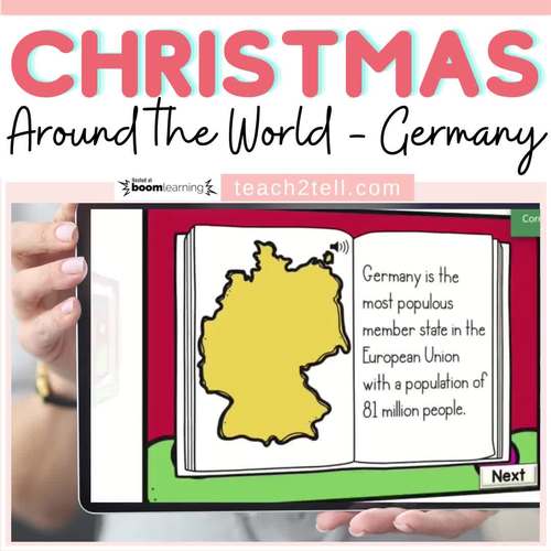 Christmas in Germany Reading Comprehension Digital Activities Boom Cards