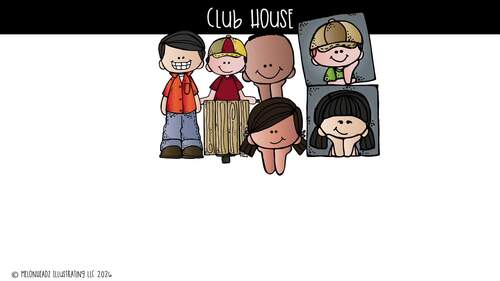 Clubhouse clip art, treehouse, club COMBO PACK by Melonheadz Clipart