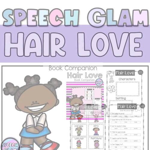Hair Love Book Companion by Speech Glam Resources | TPT