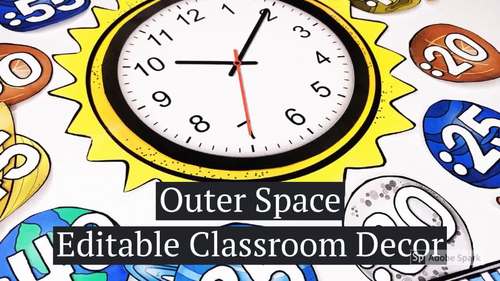 Outer Space Classroom Decor Bundle by Handy Hanlon Creations | TPT