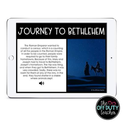 The Nativity Story Christmas Bible Story Digital Learning Activities