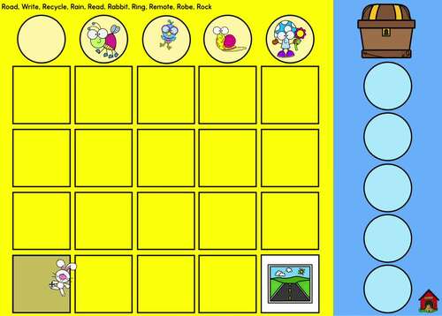 Spring Cariboo Articulation Game: R Prevocalic, Vocalic & Blends