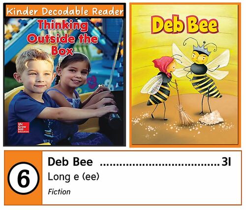 Wonders Kinder Decodables U10 #6 Video Read Along: Deb Bee | TPT