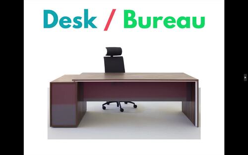 Bilingual English / French Classroom Labels vocabulary. Printable ...