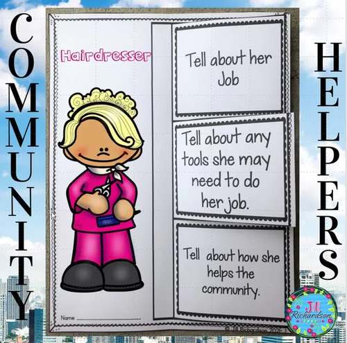 Community Helpers Writing & Career Day Activities ESL Social Studies ...