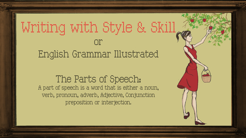 Parts of Speech Video in a One Room School House | TPT