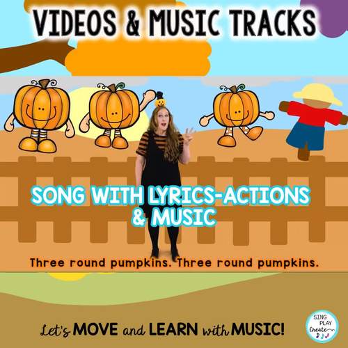 October & Halloween Poems, Songs BUNDLE: Literacy Activities, Music, Videos