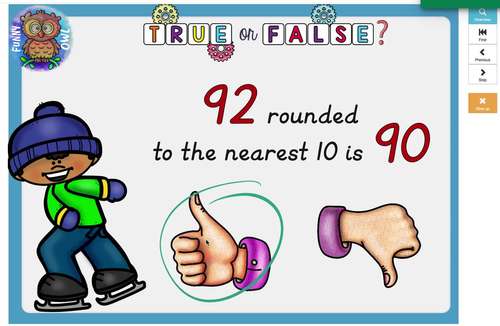 Rounding Numbers Boom Cards | Rounding 2 digit Numbers to the Nearest ...