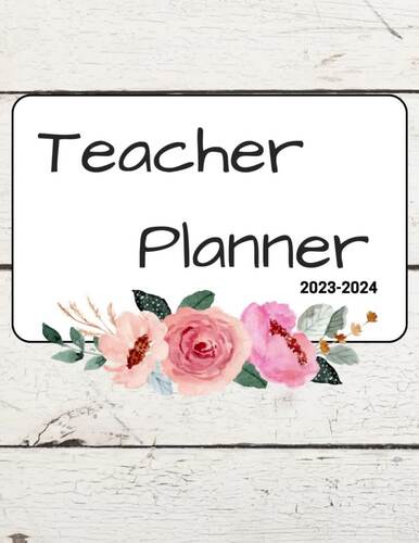 Rustic Flower Teacher Planner by Smiths Focused Teaching | TPT
