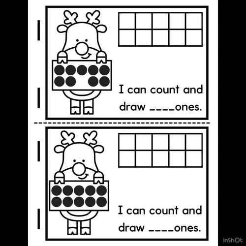 Subitize, Count, and Record Numbers to 10 | Kindergarten Holiday ...