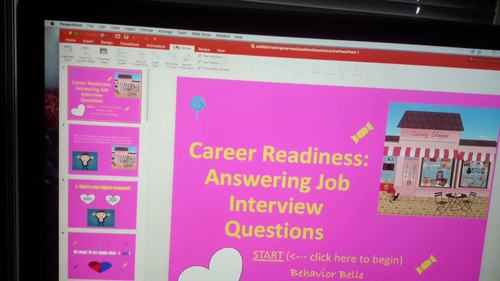 Job Skills Training:Interview Questions Game (Interactive Power Point)