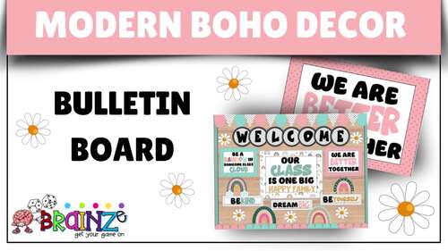 Modern Boho Bulletin Board | Classroom Management | Classroom Decor by ...