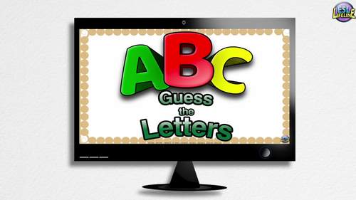 Flashcards for Learning the Alphabet | Kindergarten Guessing Game using ...