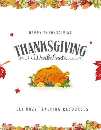 Thanksgiving Activities Bundle. Holidays. Vocabulary. Writing. ESL. EFL ...