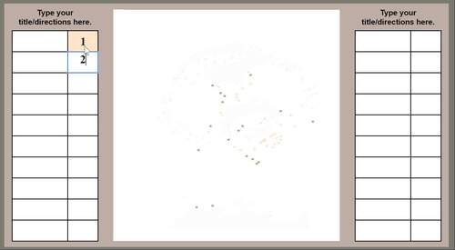 Mystery Digital EDITABLE LOW PREP - Baby Panda PIXEL ART Reveal Template