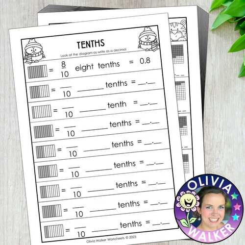 Use Decimal Notation for Fractions with Denominators 10 or 100 Tenths ...
