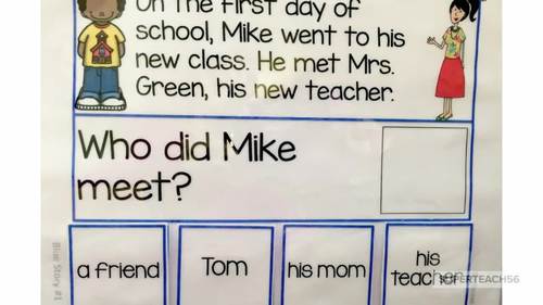 WH Questions: 2 Sentence Stories SET 2 (Special Education) | TPT