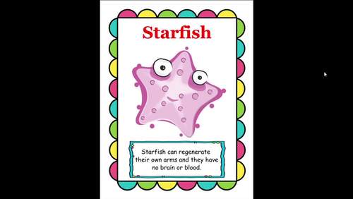 Let's learn about Ocean Animals l Printable flash cards with fun facts ...