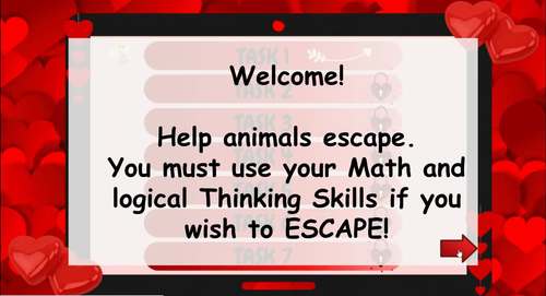 DIGITAL Math ALGEBRA BUNDLE Valentines Day - Equations Integers Expressions