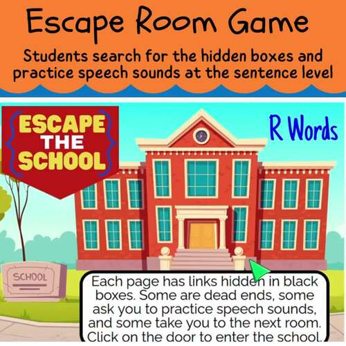 F and V Articulation School Escape Room BOOM CARDS Game by Language ...