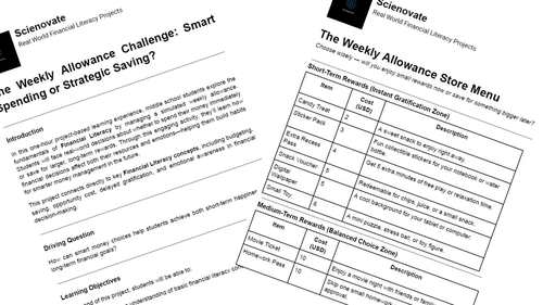 Financial Literacy Project | Smart Spending or Strategic Saving? by ...