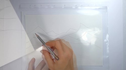 The Wild Blue Sea: Water Transfer & Mixed Media Design by The Virtual ...