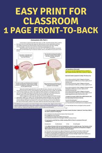 7th Grade Reading Passages & ELA Practice Tests | Informational Text ...