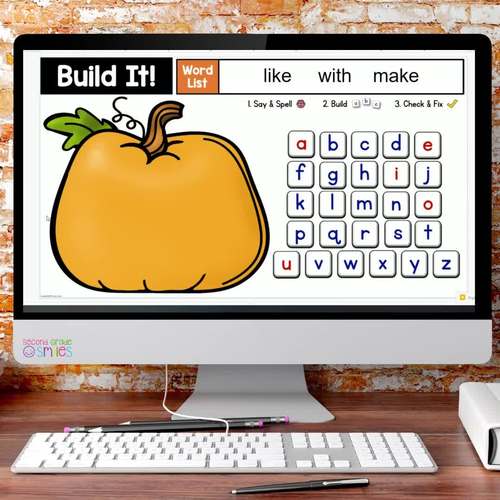 Fall Digital Word Work | Google and Seesaw by Second Grade Smiles