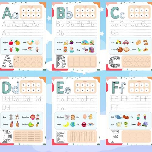Alphabet Tracing Workbook: Fun and Easy Learning for Preschoolers by ...