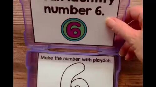 Number Task Cards (1-10) for Preschool, Kindergarten & Special Education