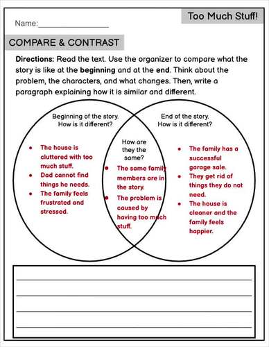 Too Much Stuff! Level M | HMH Leveled Reader Companion | 3rd Grade Reading