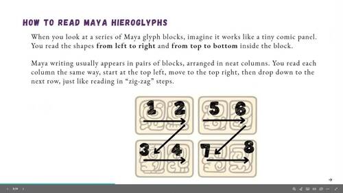 Maya Glyph Name Writing Challenge - A Hieroglyphs lesson and project!