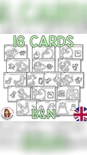 Dinosaurs Playdough mats. Fine Motor Center. by lasitaveronica | TPT