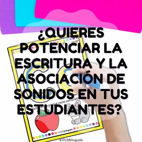 Abecedario | Spanish Alphabet Tracing Letters Back to School Cards