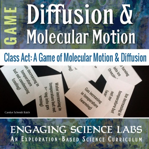 Diffusion Game—Molecular Motion & Change of State—Video & Written Inst.