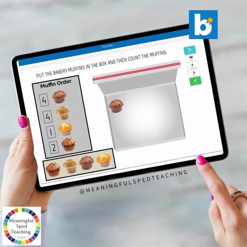 Vocational Life Skills Math Fill and Count the Order Inventory Boom Cards™
