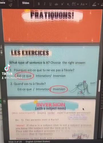 Les Mots Interrogatifs Lesson (PowerPoint) READY TO USE | TPT