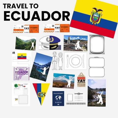 Travel to ECUADOR! – Printable Pretend Travel Activity for Kids by ...