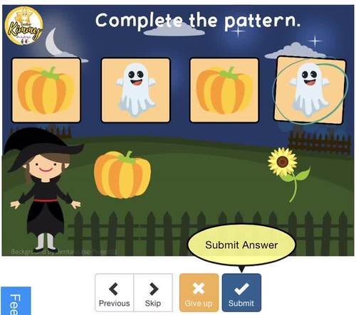 Halloween Patterns Picture Sequencing by Teacher Kimmy | TPT