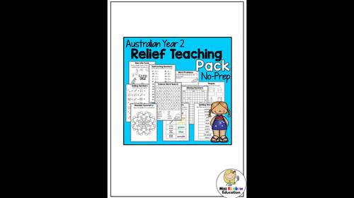 Australian Casual Relief Teaching Pack (Year 2) by Miss Rainbow Education