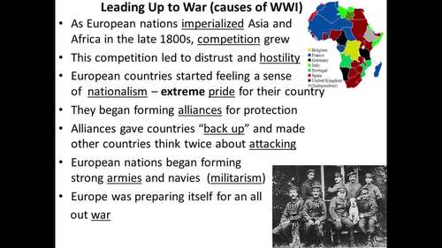 World War I and World War II Bundle - PowerPoints and Guided Notes (WWI ...