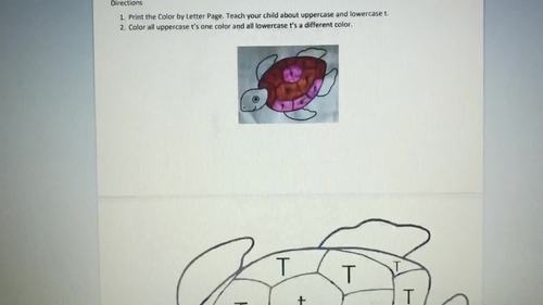 T is for Turtle Activity Booklet by Cally Archibald | TPT