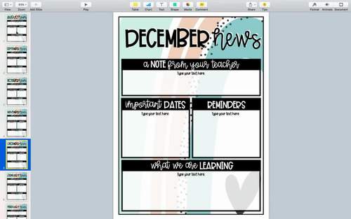 Editable Classroom Newsletter - Pastel Rainbow Themed by A Classy Classroom