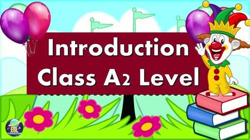 Introduction Class. ESL/ESOL PowerPoint Lesson for A2 Level Students