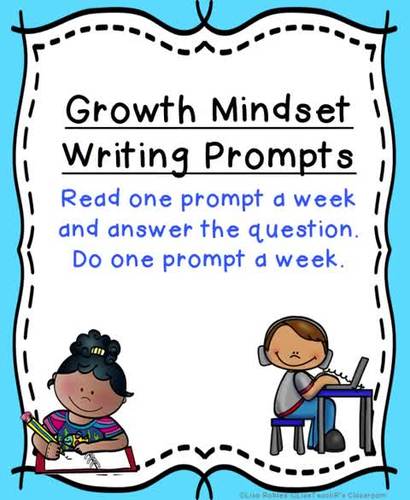 Growth Mindset Writing Prompts: Google Activity by LisaTeachR's Classroom