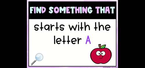 Digital Alphabet Scavenger Hunt by Sprinkle it with French | TPT