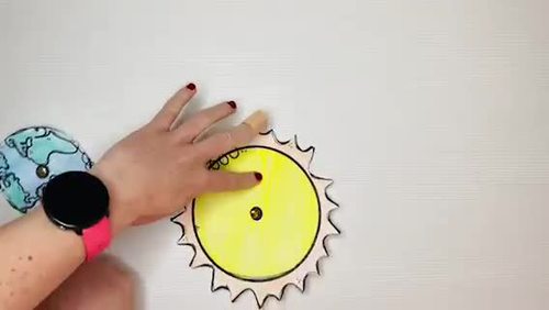 Rotation and Revolution Craft in Spanish | Rotación y traslación de la ...