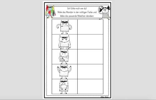 Das Farbenmonster by Quatsch Kätti | TPT